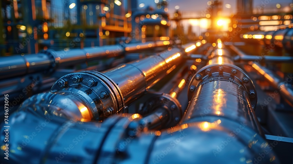 Pipeline and pipe rack of an oil, chemical, hydrogen or ammonia ...