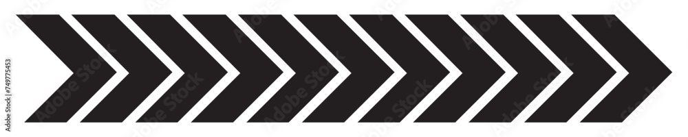 Arrow icons group. Set of black arrows symbols with blend effect ...