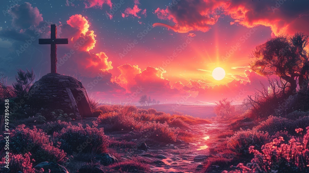 Easter Sunday capturing the moment of the Resurrection with an ...