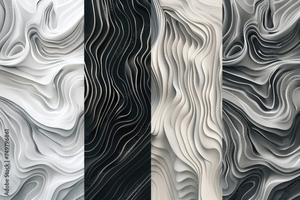 A group of three different types of paper. Can be used for various ...