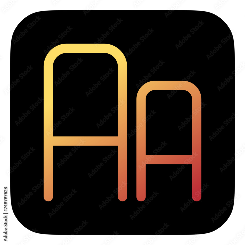 Editable font size vector icon. Part of a big icon set family. Perfect ...