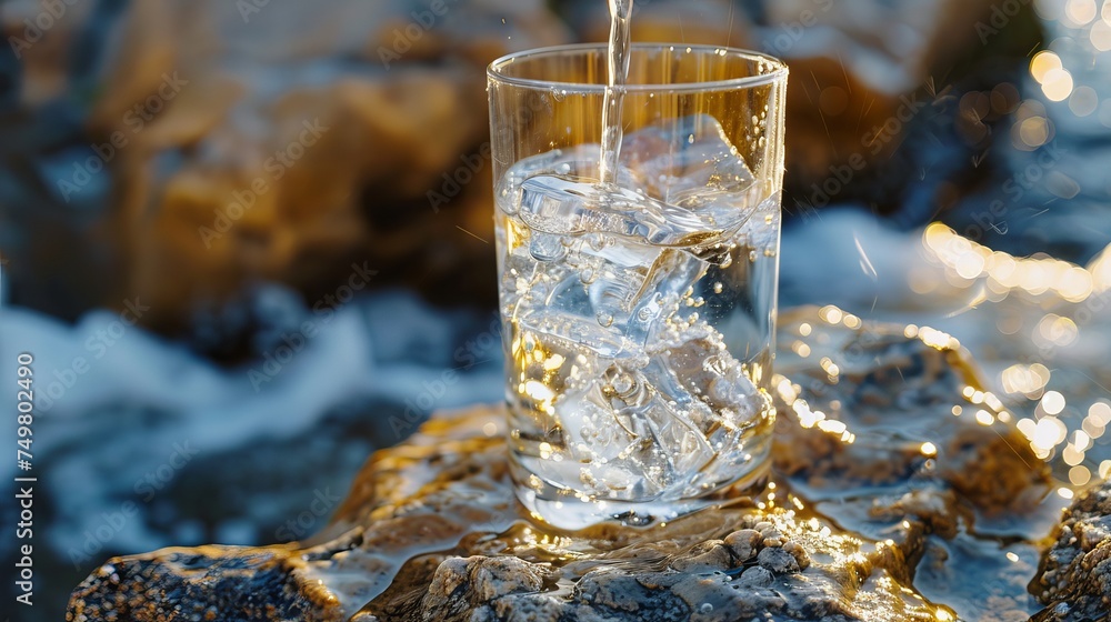 Drinking cold water on a scorching summer day is like a refreshing ...