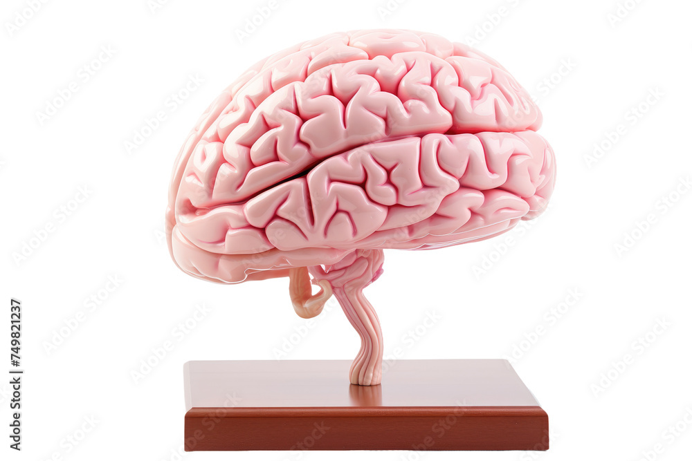 Model of the Human Brain. A detailed model of the human brain is ...