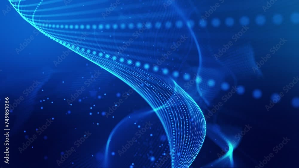 Captivating motion design. Seamless background loop with futuristic ...