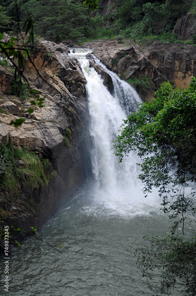 Duwili ella waterfall, Rajawaka in Sri Lanka is one of the most ...