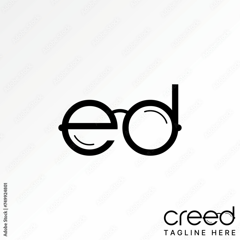 Logo design graphic concept creative premium vector stock sign letter ...