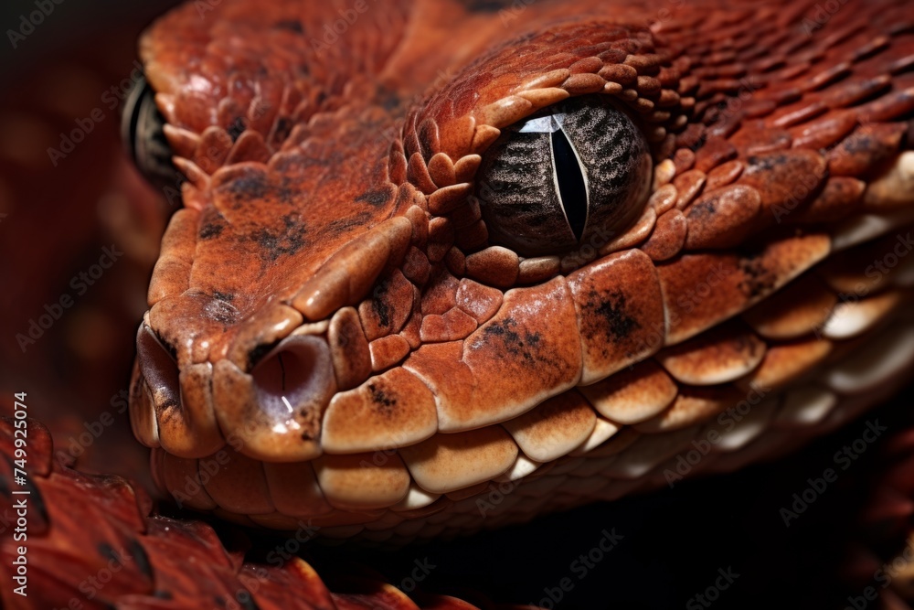 Colorful snake python cobra viper forest hiding waiting for prey ...