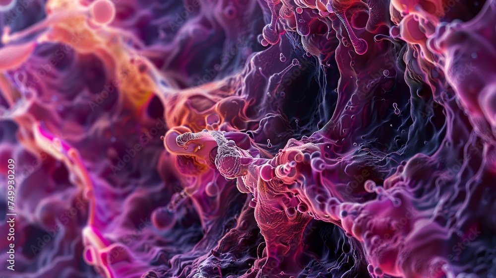 This scientific a capillary close-up, a marvel of macro photography ...