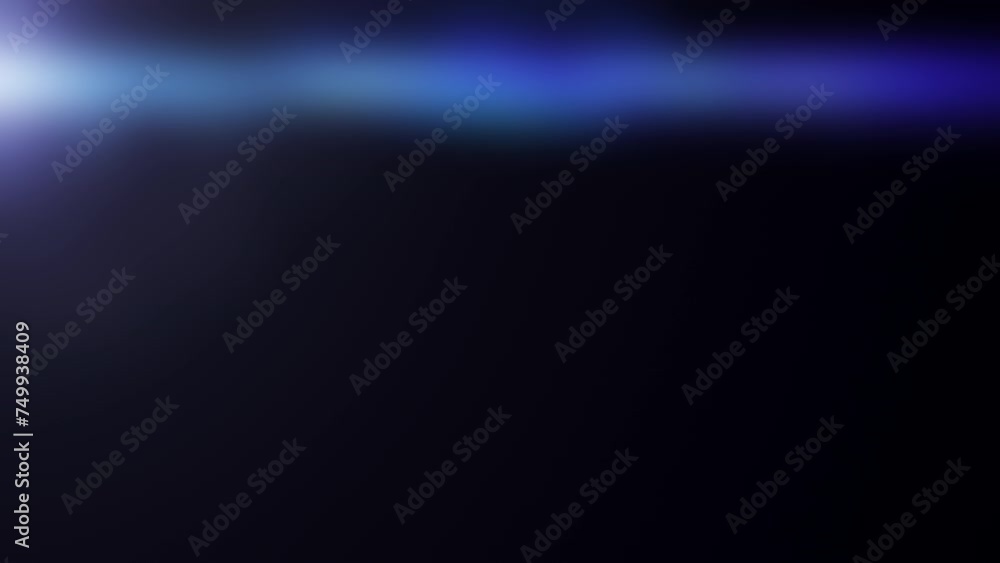 Vidéo Stock Abstract loop flickering blue optical flare streak light ...