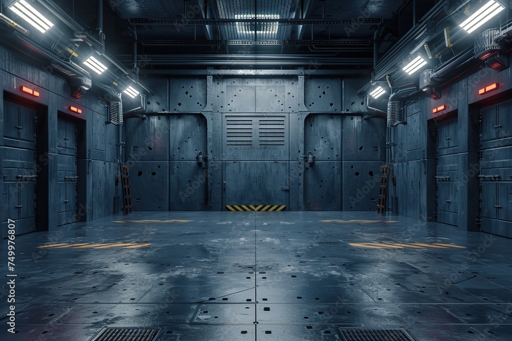 Perspective of refuge area It is safe. or location used for testing ...