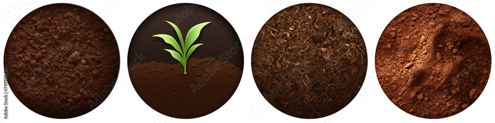 Soil clipart collection, vector, icons isolated on transparent ...