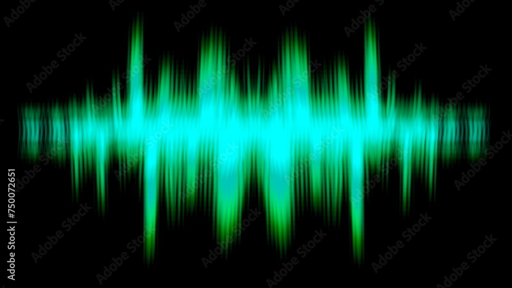 Sound wave rhythm Colorful digital equalizer stock illustration. sound ...