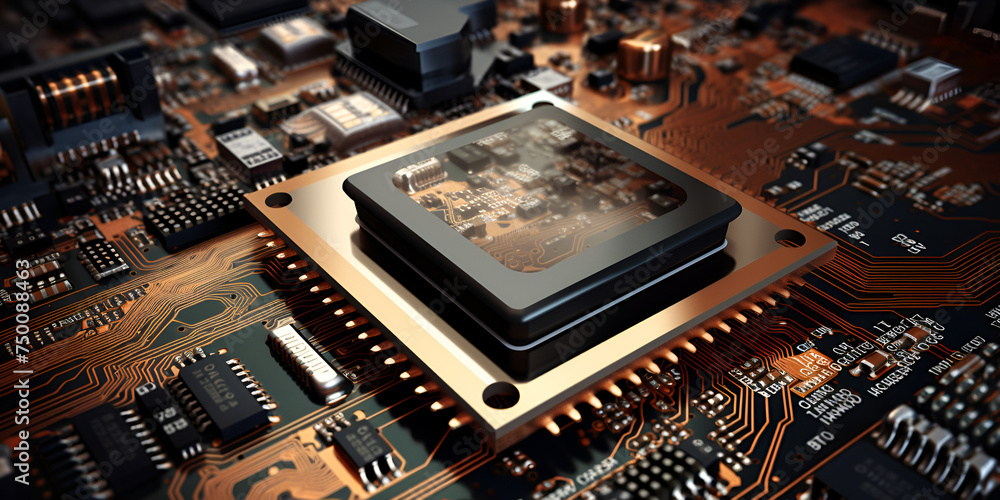 Semiconductor Initiative,Hightech microchip component, Cpu socket ...
