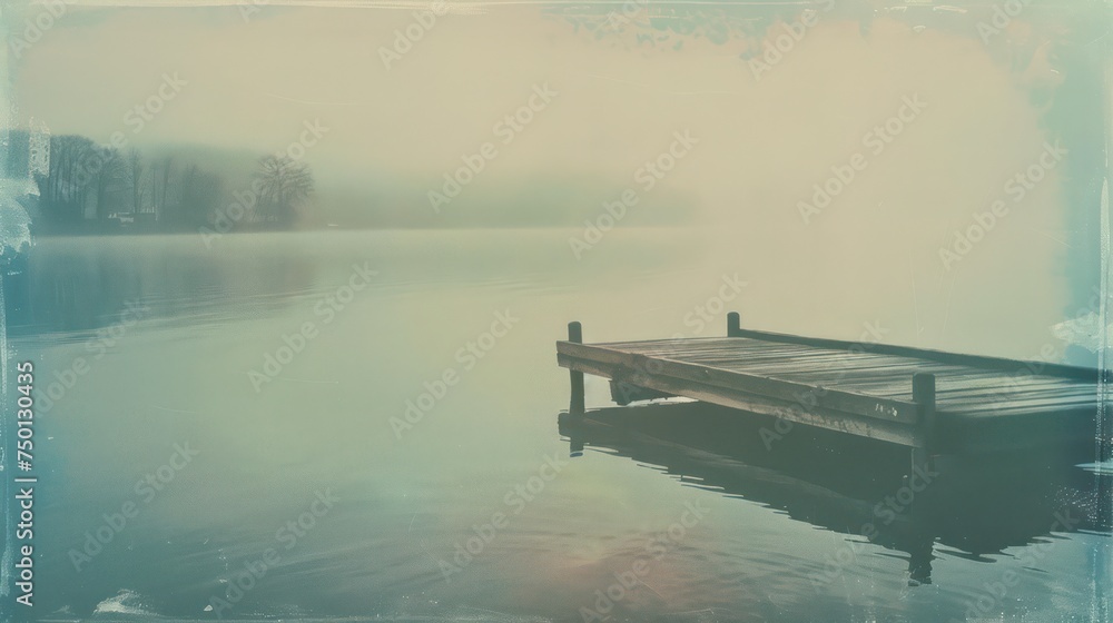 vintage photos of a small dock from the past evoke an old-fashioned ...
