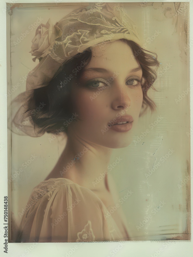 Photographs showcasing the allure of women with a vintage, old-school ...