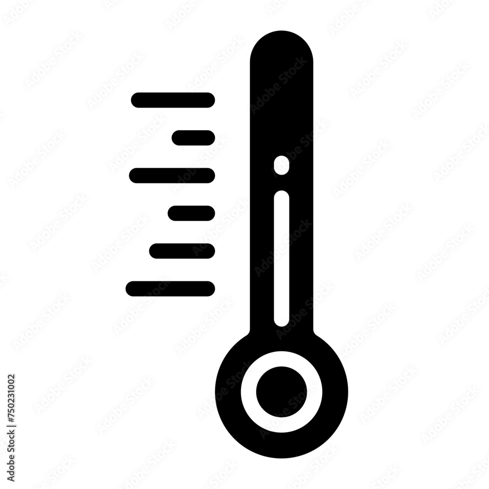 Weather Sign. Temperature icon. Temperature Scale Symbol. Warm cold ...