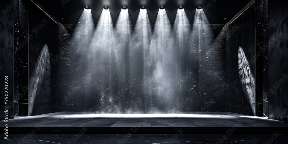 Scene stage wallpaper effect concert art design show illuminated studio ...