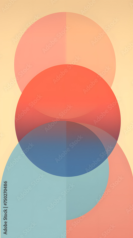 basic background with simple shapes and colors, basic shapes Stock ...