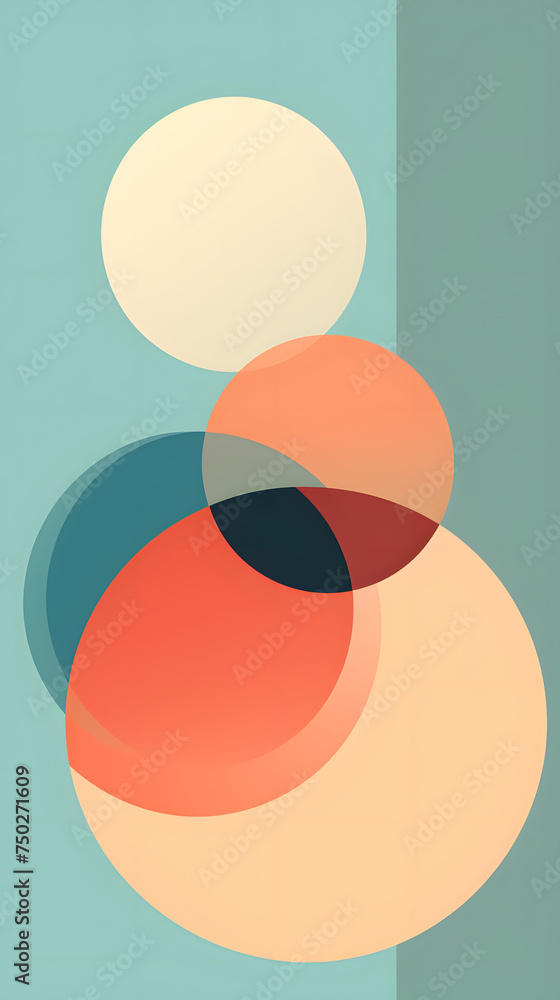 basic background with simple shapes and colors, basic shapes Stock ...