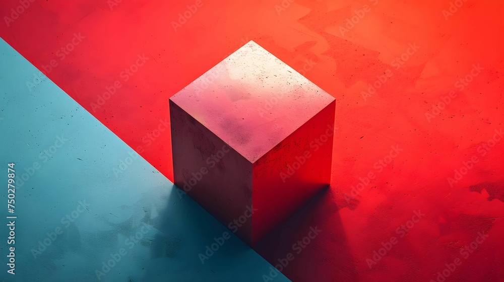 Simple yet powerful images using solid colors and simple shapes to ...