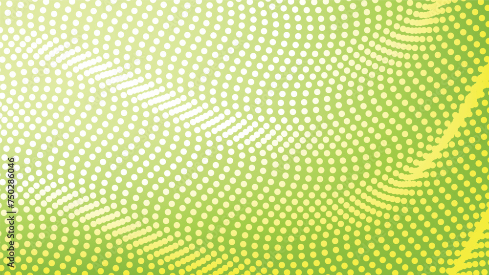 abstract green background with flow dots pattern for modern graphic ...