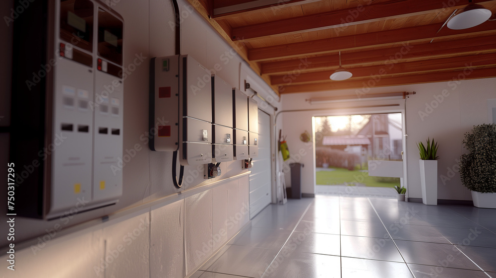 battery packs alternative electric energy storage system at home garage ...