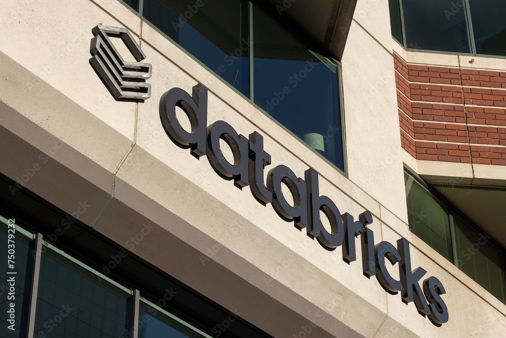 San Francisco, CA, USA - Nov 24, 2023: Databricks logo is seen at the ...