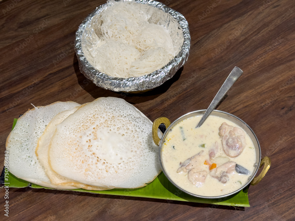 Noolappam Idiyappam rice noodles appam popular traditional steam cooked ...