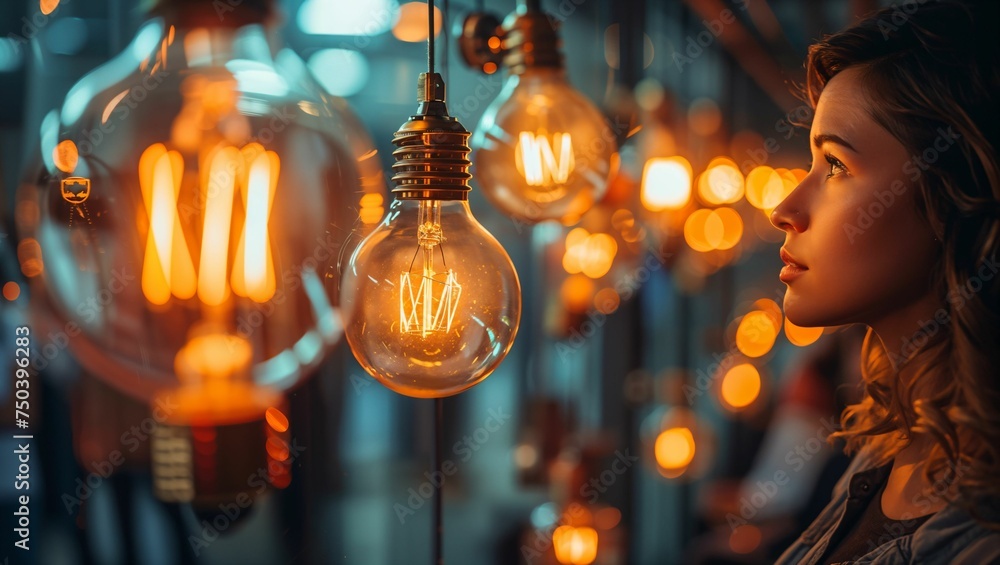 Entrepreneurs at a tech incubator, engaging in a think tank for next ...