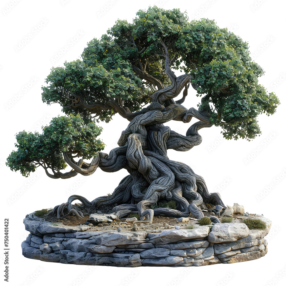 beautiful family reunion tree isolated on transparent background Stock ...