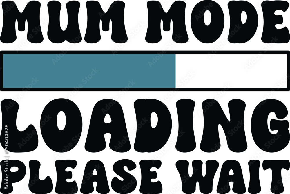 Retro T-Shirt Loading Family Svg, T-Shirt Loading Svg, Loading Icon ...