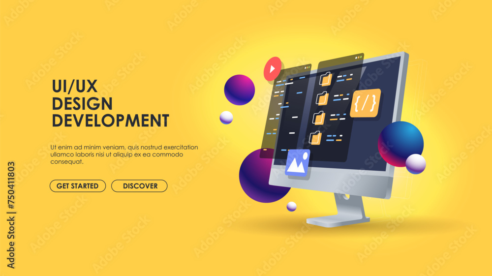 Programming web banner. Best programming languages. Social media ...