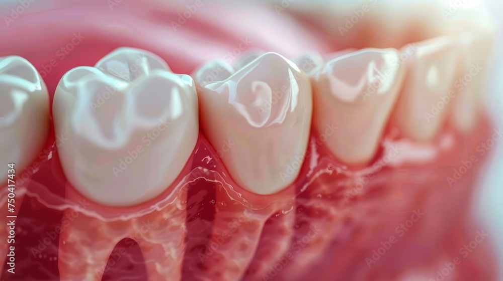 Periodontitis also called gum disease, A serious gum infection that ...