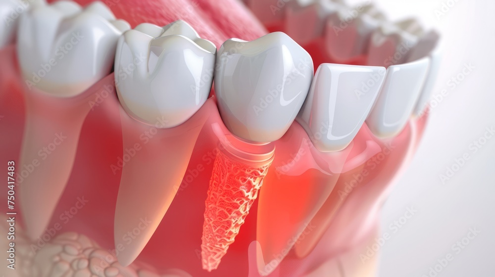 Periodontitis also called gum disease, A serious gum infection that ...