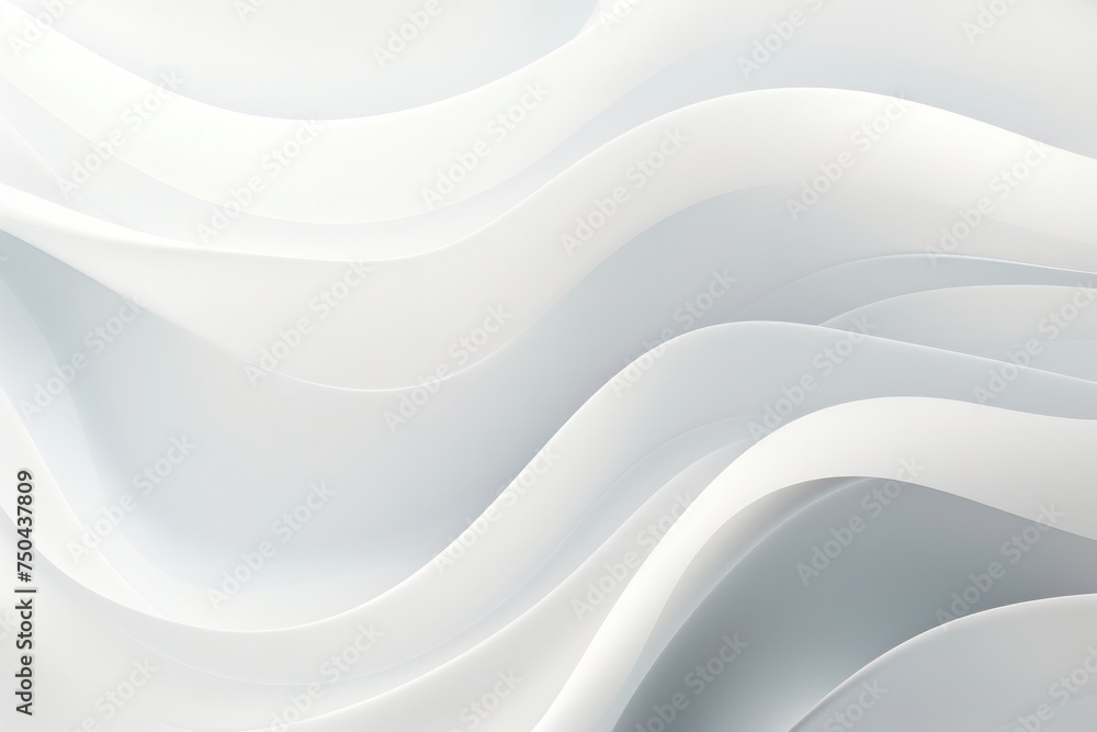 Abstract white and light grey wave modern soft luxury texture with ...