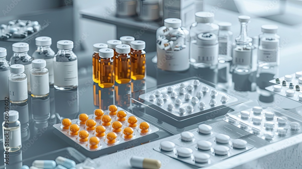 safety and regulation with a detailed photo of controlled substances ...