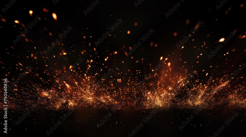 abstract background. explosion of fire, Fire spark overlay with smoke ...