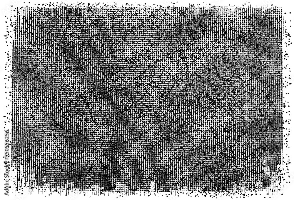 Fabric texture of lines and dots. Distressed overlay texture of fabric ...