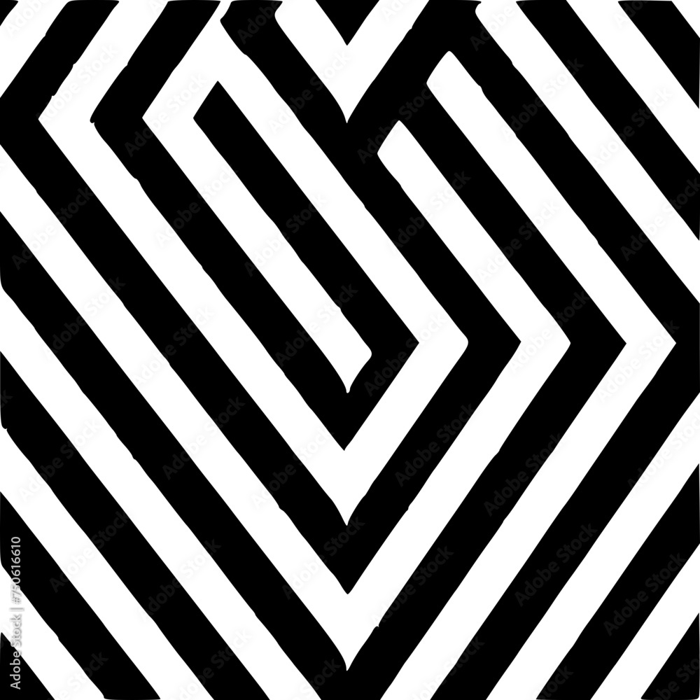 Floral Line Art, Tribal Aztec Lines, Botanical Leaves, Abstract Waves ...