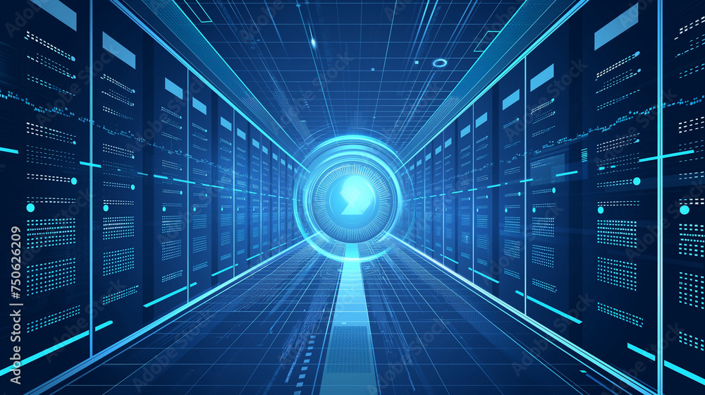 Conceptual background vector illustration Information distribution ...