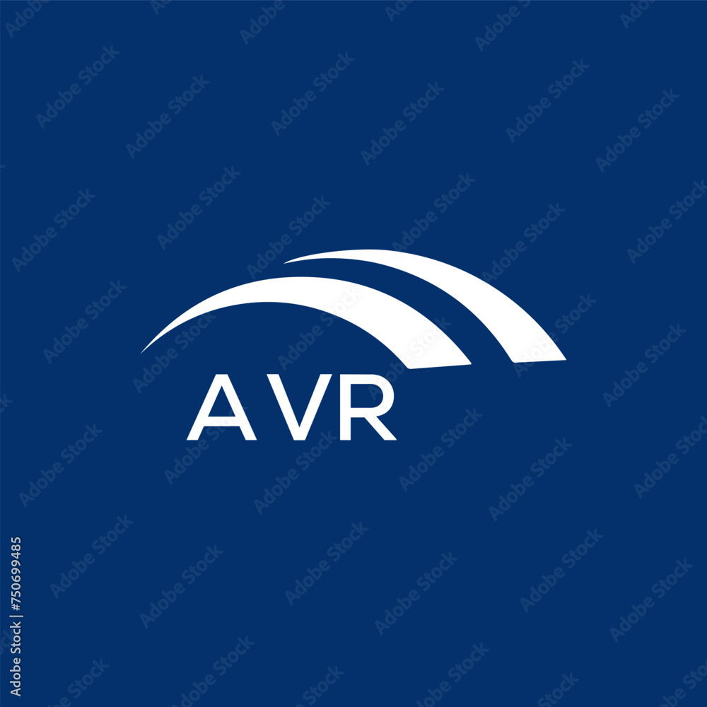 AVR logo design template vector. AVR Business abstract connection ...