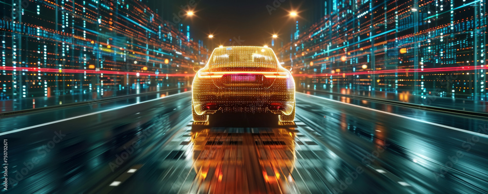 Virtual retinal display communication in autonomous vehicular networks ...