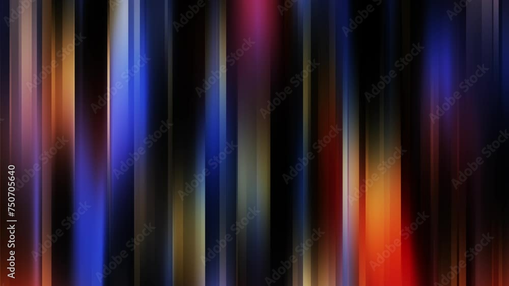 Mesmerizing abstract dynamic color lines, seamlessly looping and ...