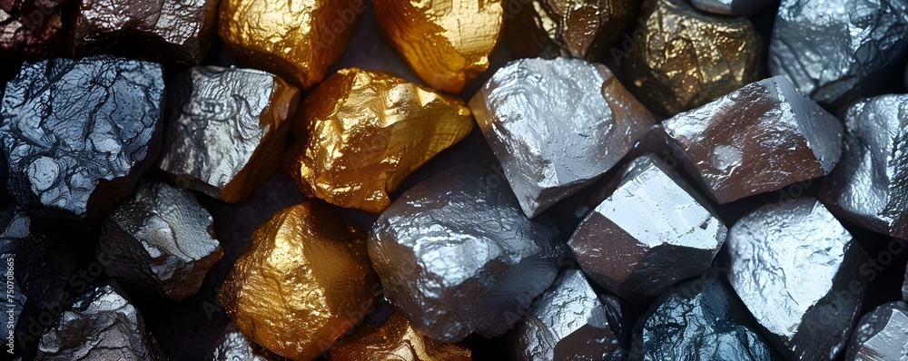 Nickel ore specimens with their dazzling metallic beauty come in a ...