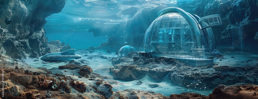 Exploratory Underwater Dome on Jupiter’s Moon Europa: Transparent Walls ...