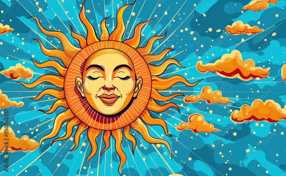 Dynamic Renewable Energy. Pop Art Celebrates Solar Power with Bright ...