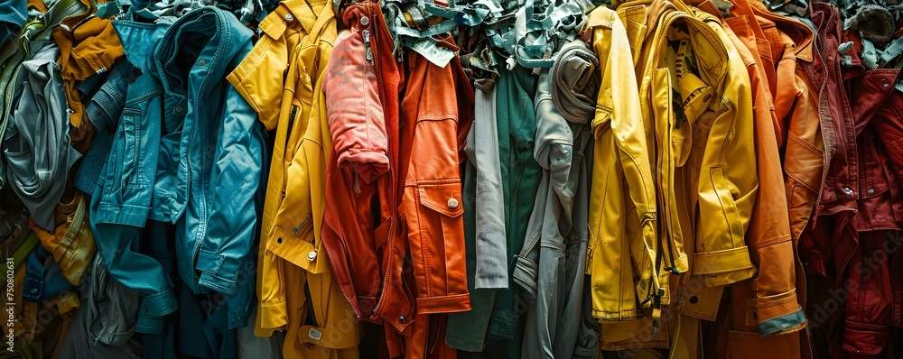 Fashion Waste: Clothing Scraps in Municipal Waste Sorting Facility ...