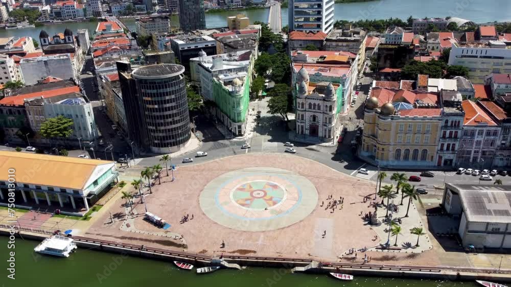Vidéo Stock Historic Center At Recife Pernambuco Brazil. Cultural ...