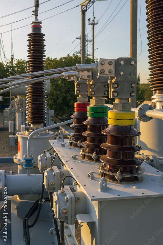 Equipment for high-voltage substations. Transformer, bushings and ...