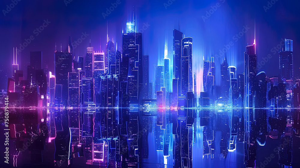 abstract street city buildings background wallpaper anime manga ...